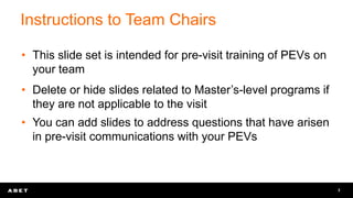 E801 eac pre visit training 061018 | PPTX