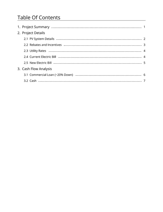 Commercial Sample Proposal | PDF