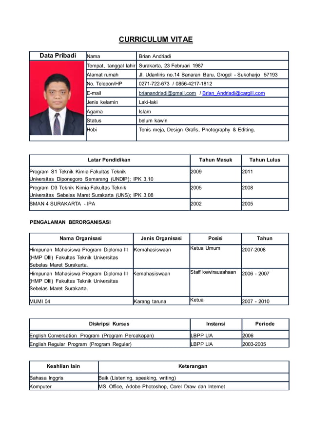 CURRICULUM VITAE brian 2015 short | DOCX