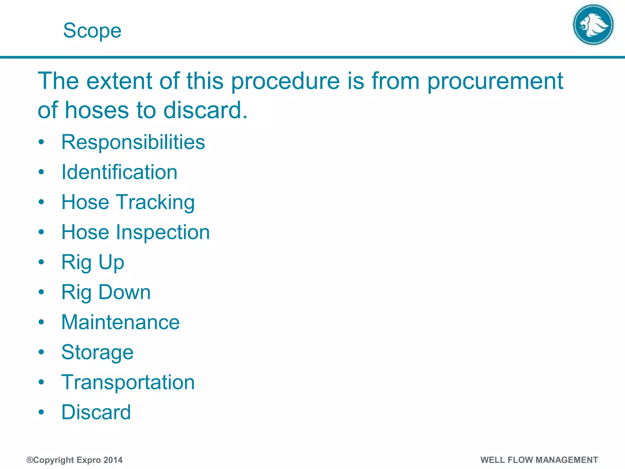 Hose_QMS_Presentation | PPTX