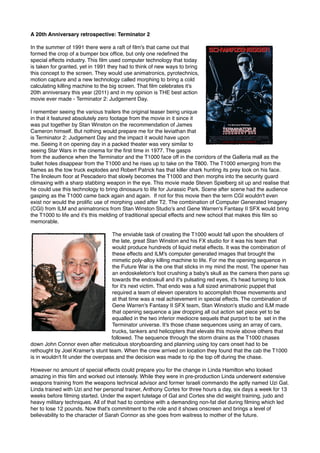 Terminator 2 20th Anniversary Retrospective | PDF