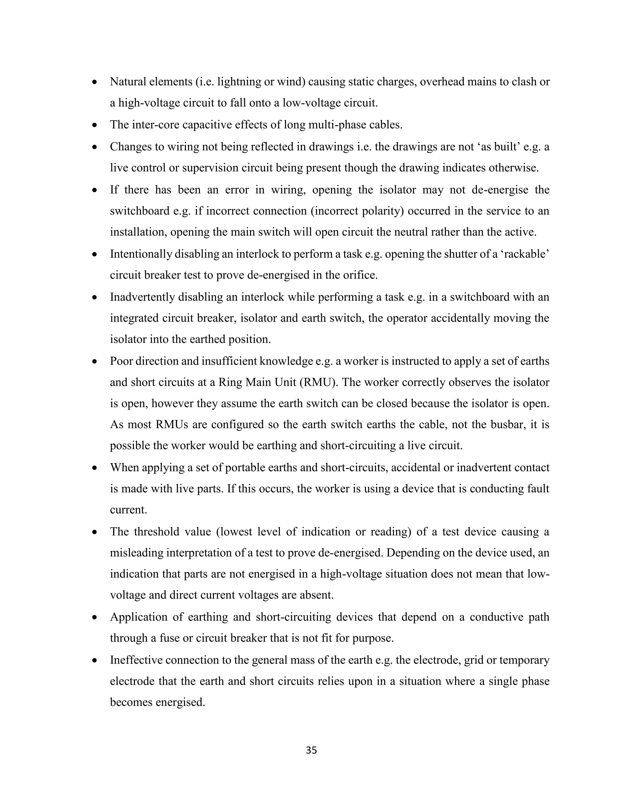 Electrical Safety in Power System Distribution | PDF