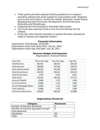 Grant Proposal | DOC