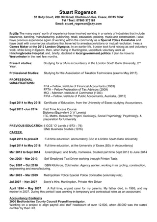 Stuart_s Rogerson CV roberts 15doc | PDF
