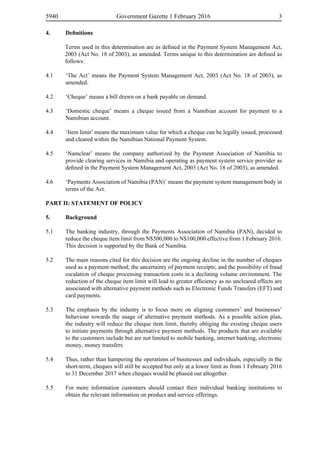 Goverment Gazzete Cheque Payments | PDF