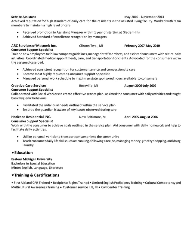 Meghan Bush - Resume 2016 | DOCX