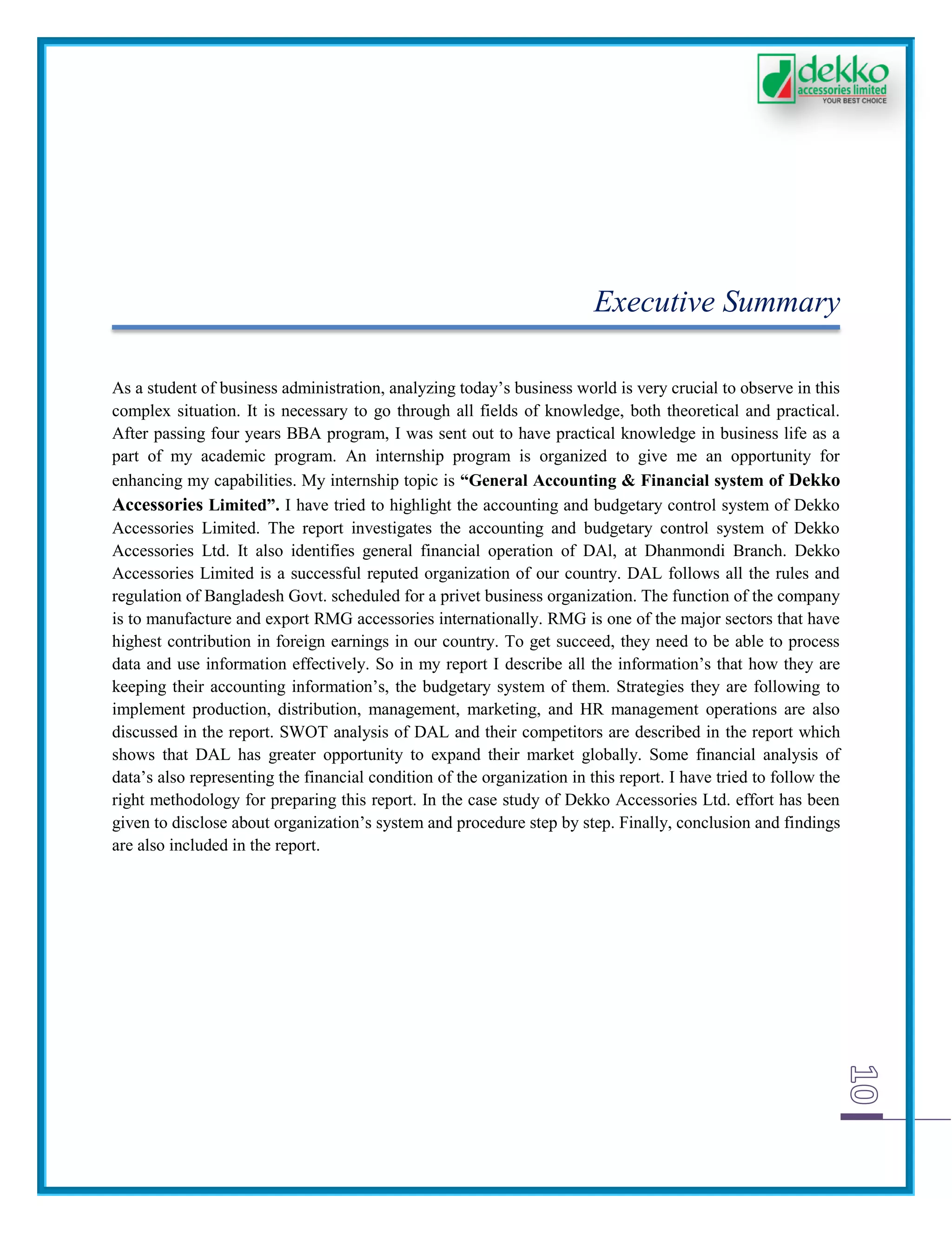 General Accounting & Financial system | PDF