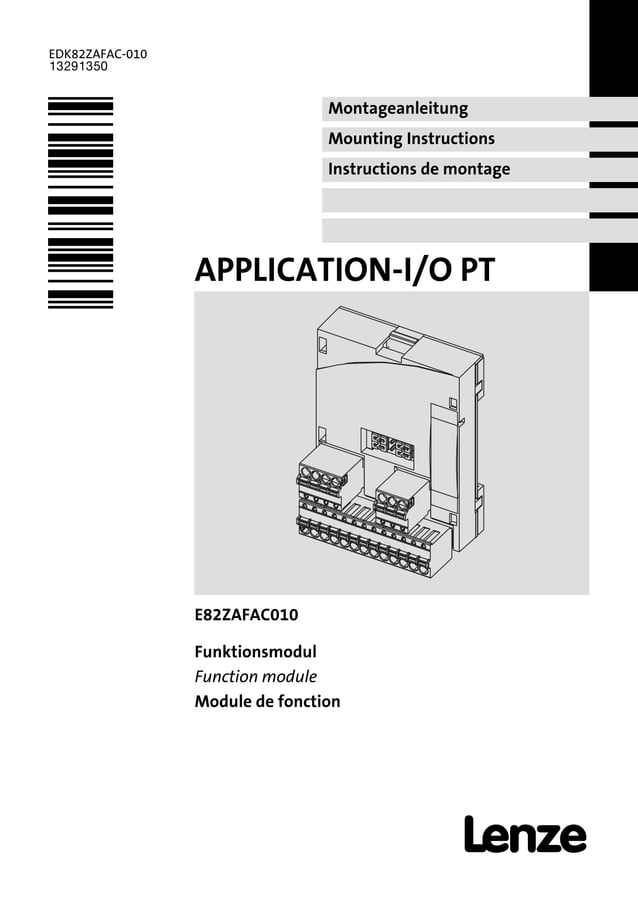 E82 zafac010 _application-io pt fif module__v5-0__de_en_fr | PDF