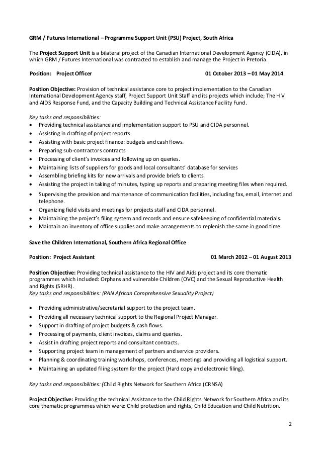 Curriculum Vitae- Michael Mbithi 08-2016