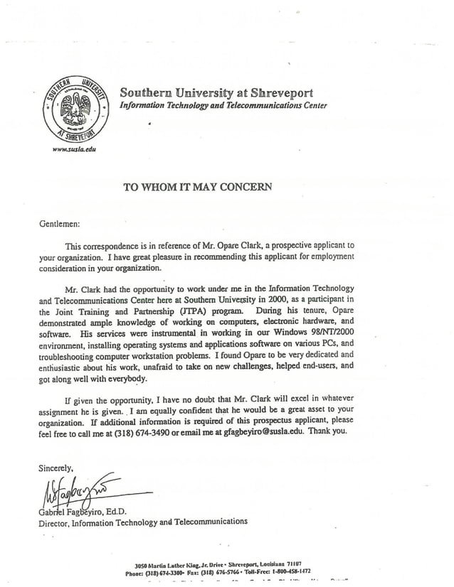 Letters of Rec | PPT