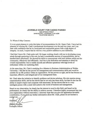 Letters of Rec | PDF
