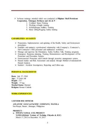 Jonathan baculo resume | PDF