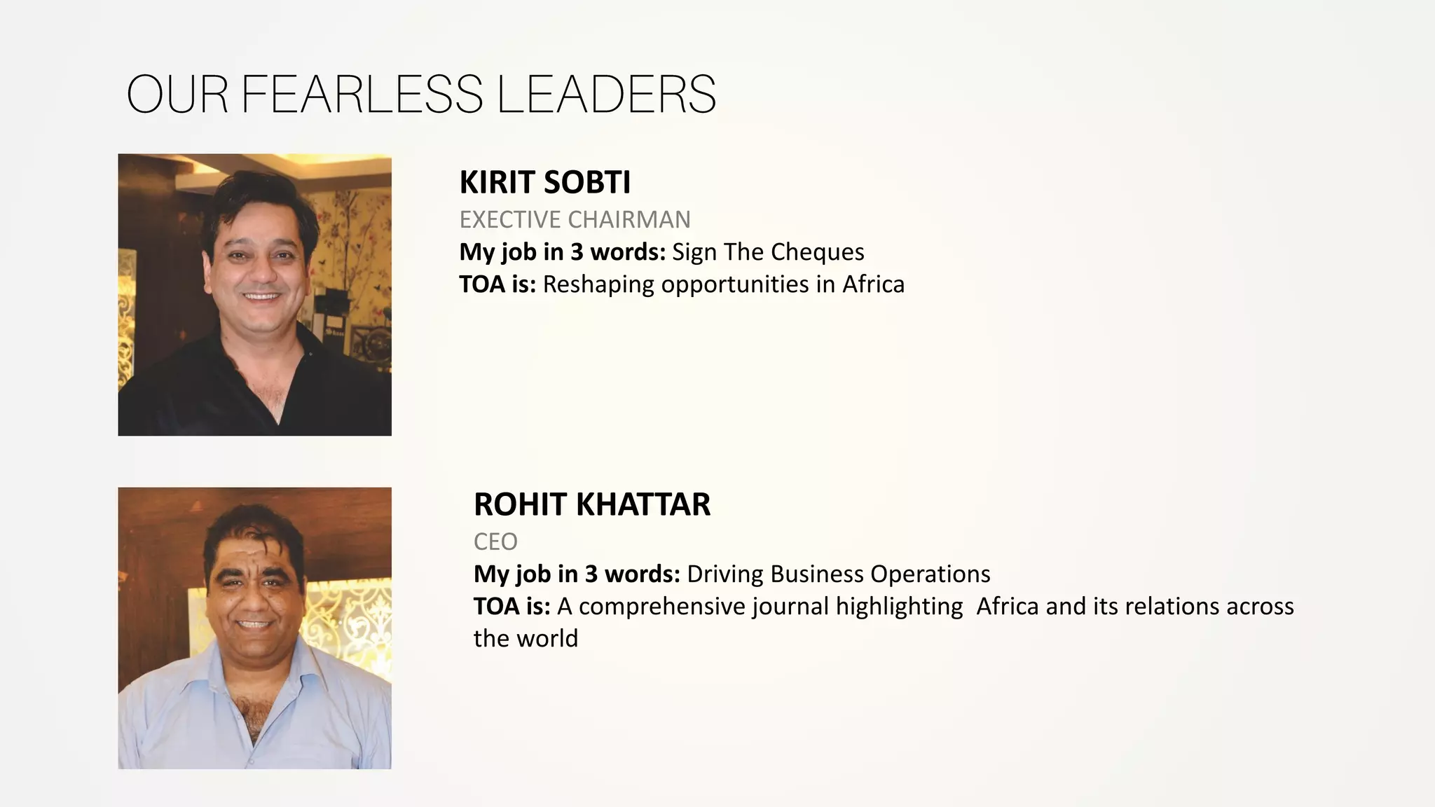 TOA Presentation | PPT