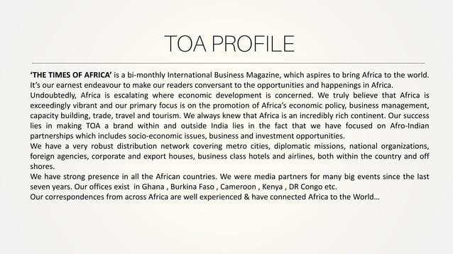 TOA Presentation | PPT