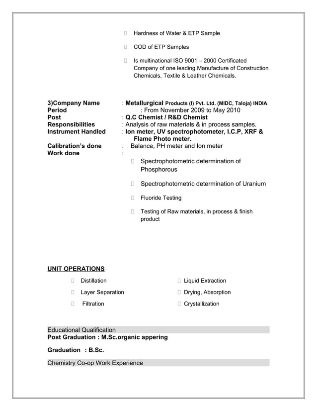 ROHAN RAMESH CHAVAN 2016 | DOC | Manufacturing Industry | Industries