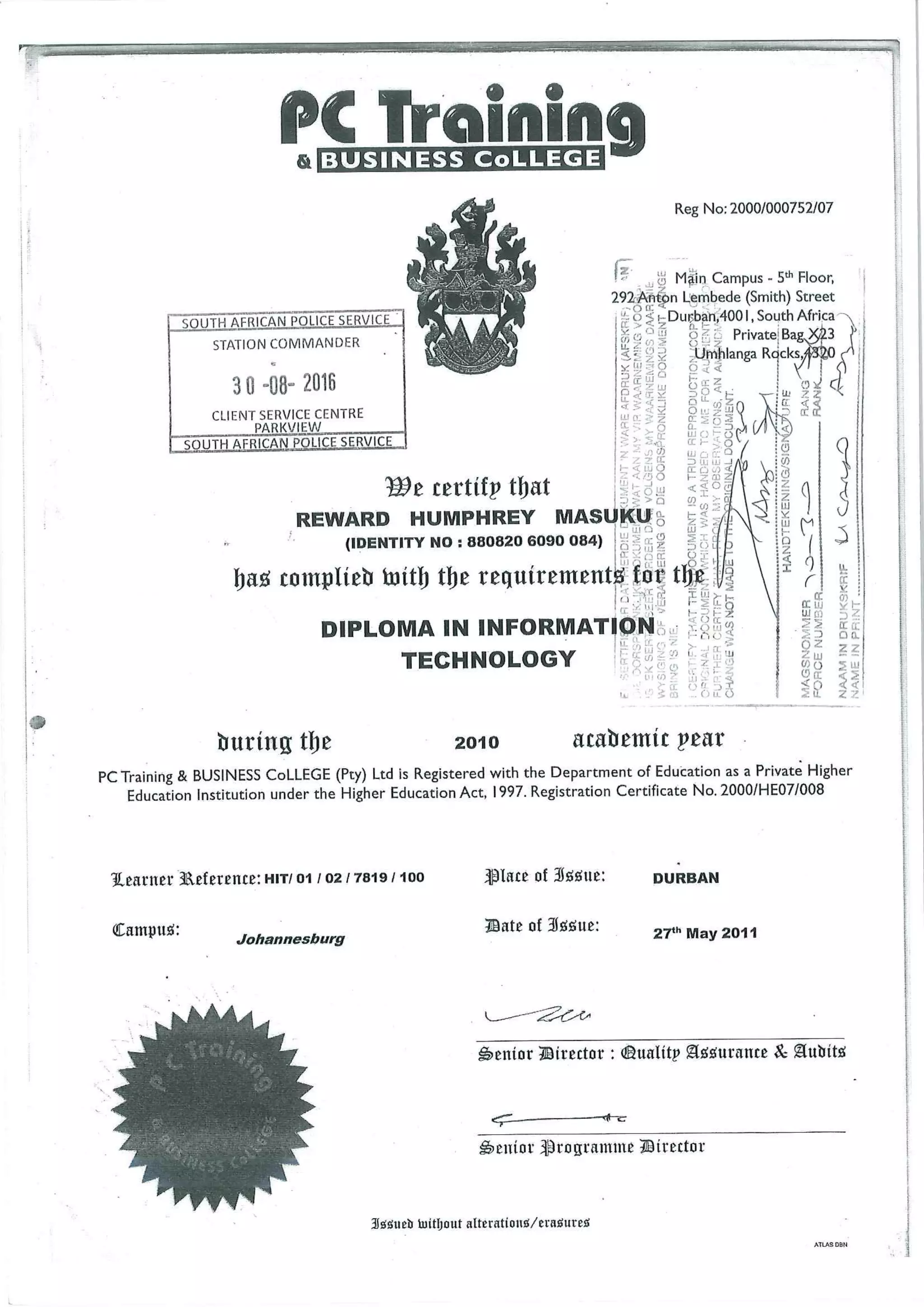IT Diploma | PDF