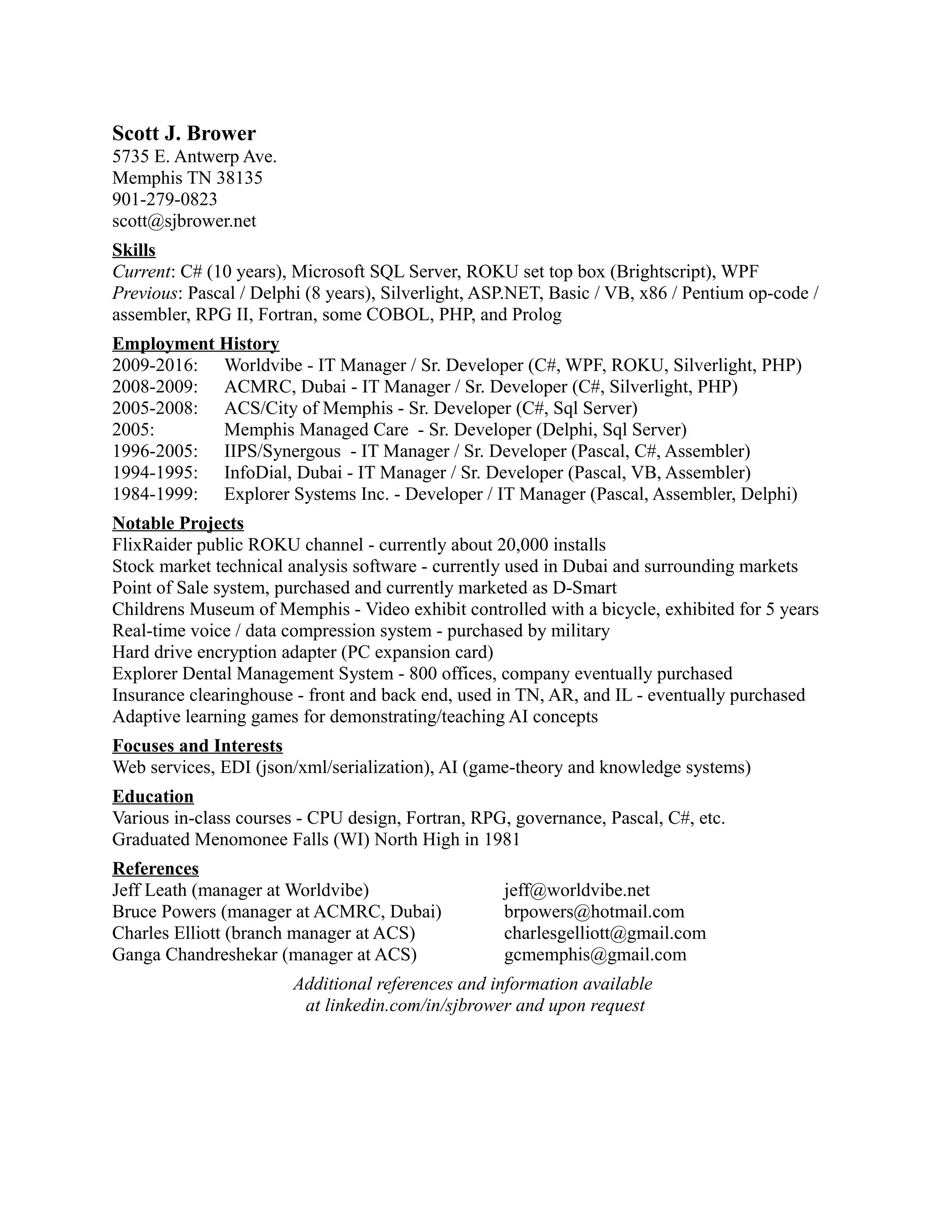 Scott Brower MM 2-1-16 | RTF