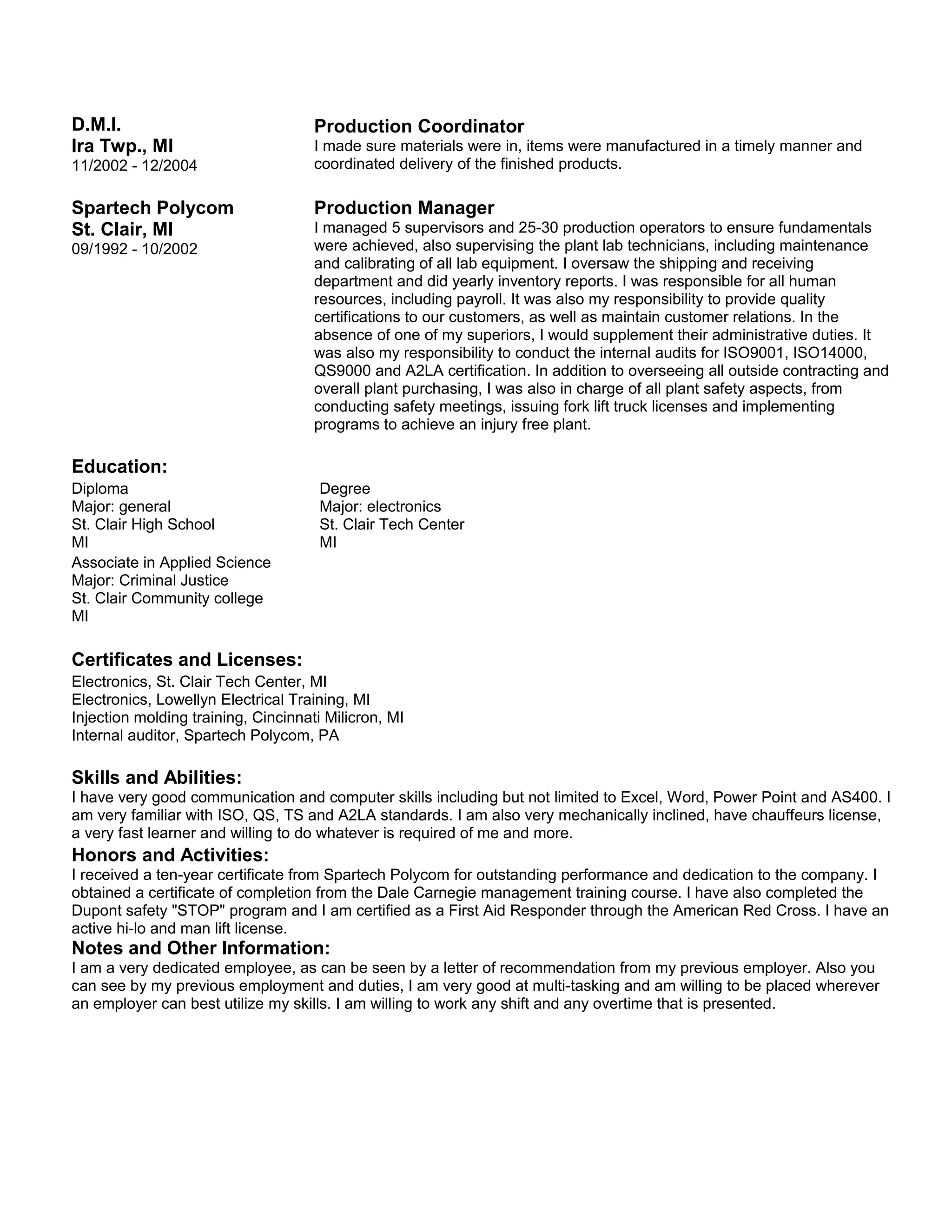 David Resume New | DOC