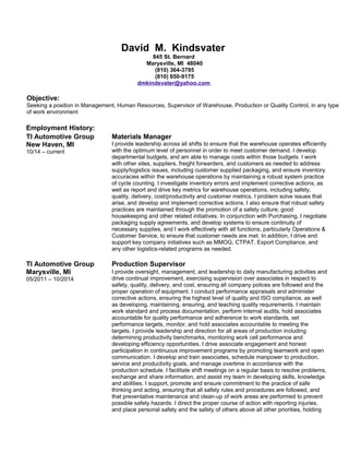 David Resume New | DOC