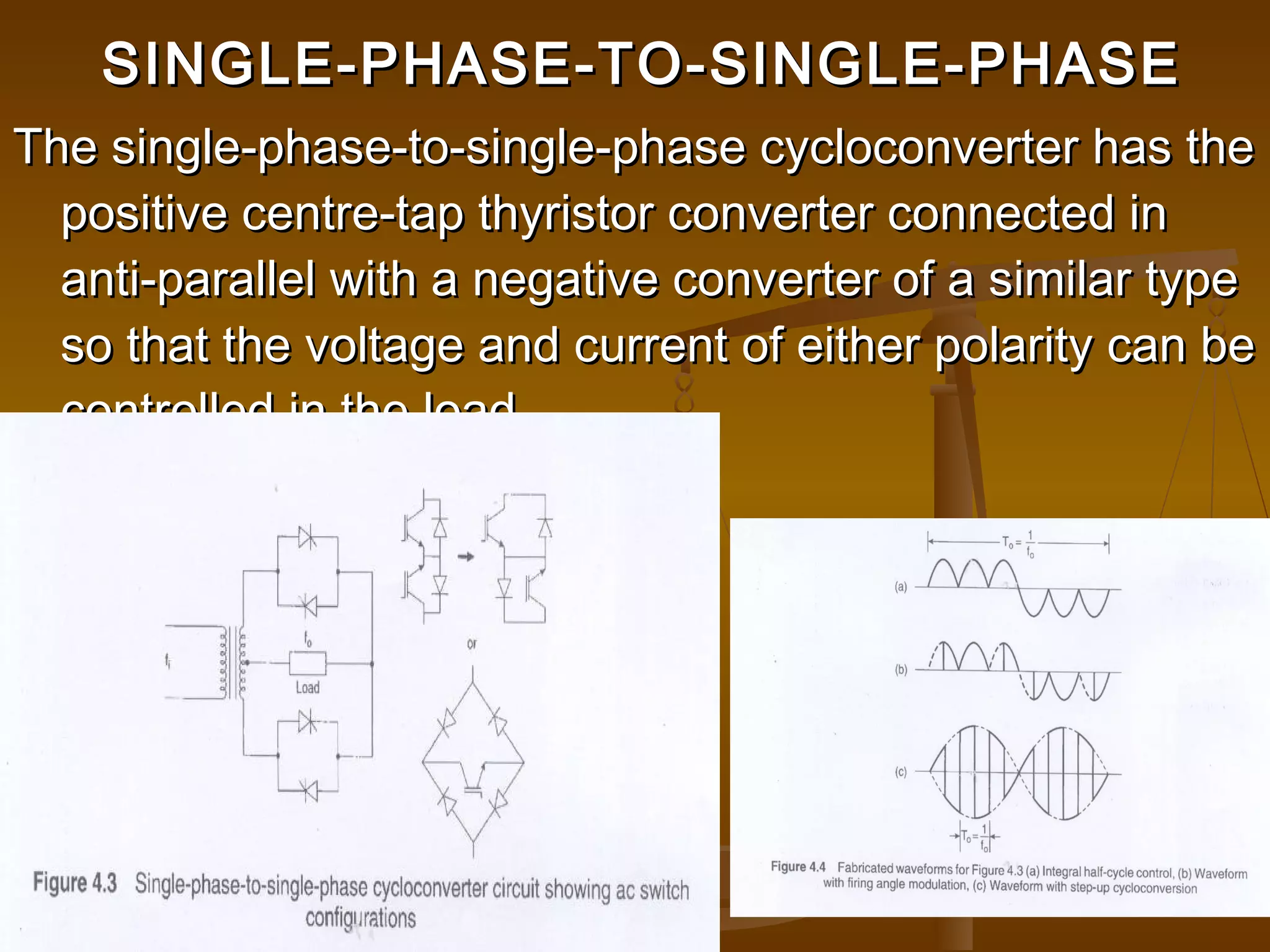 Cycloconverter ppt | PPT