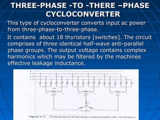 Cycloconverter ppt | PPT