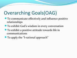 Interpersonal communication project | PPT
