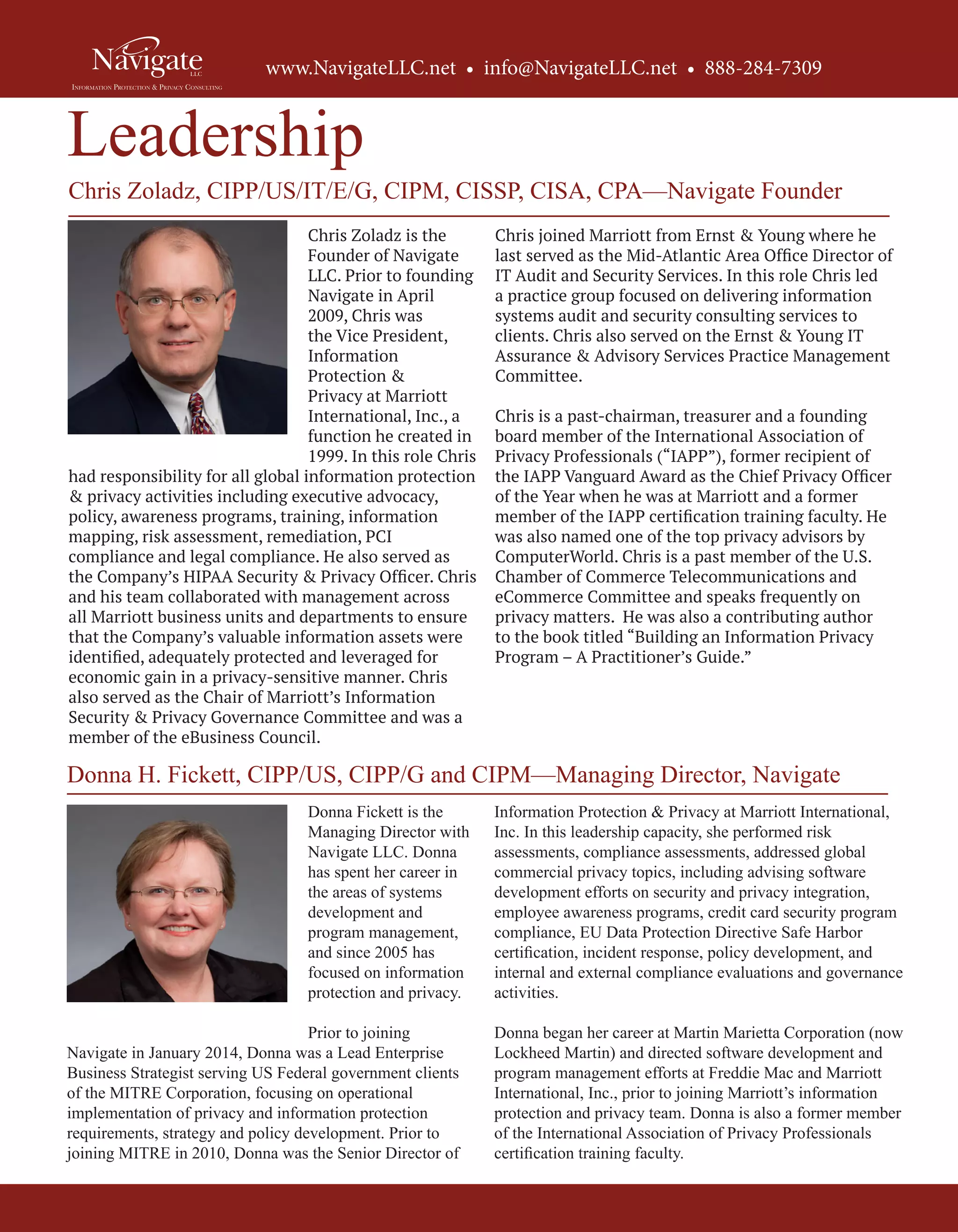 Navigate LLC Overview | PDF