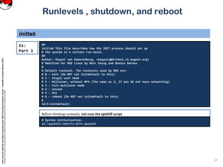1.3 runlevels, shutdown, and reboot v3 | PPT
