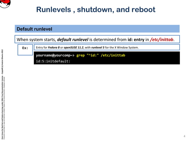1.3 runlevels, shutdown, and reboot v3 | PPT