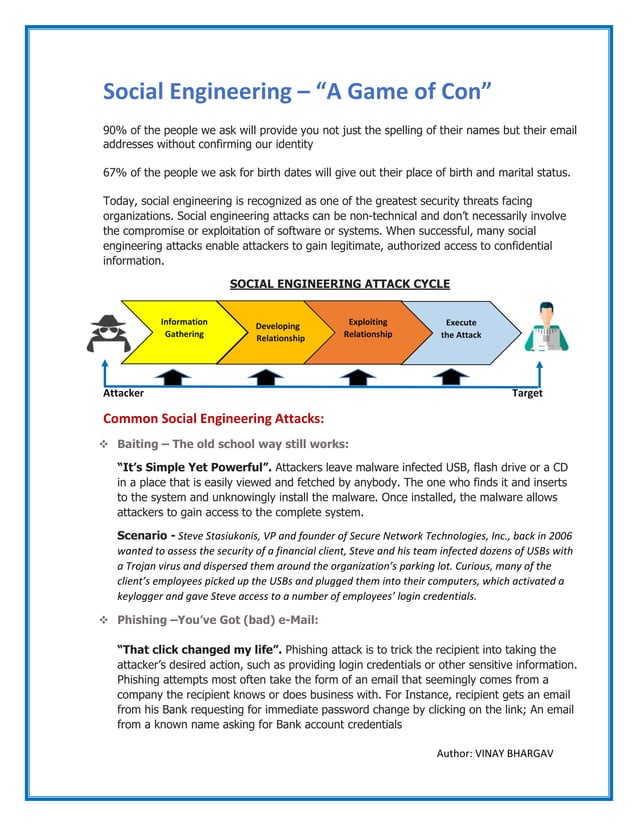 Social Engineering | PDF