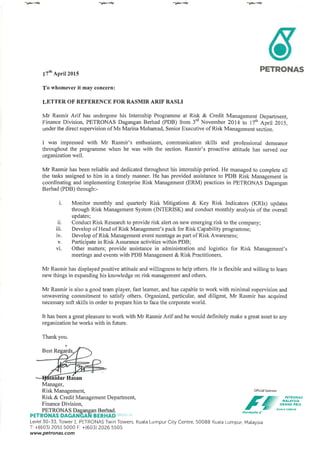 Reference Letter | PDF