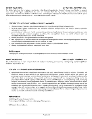 Curricullum- Mary Mlay Updated | DOC