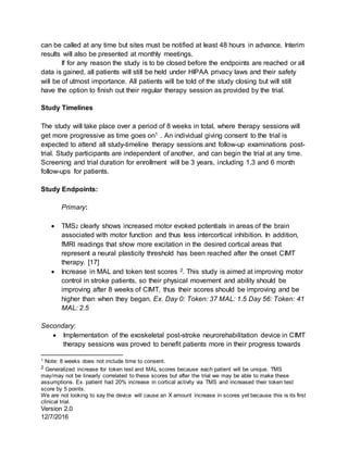 IRB Protocol- Arm Exoskeleton Device | DOCX