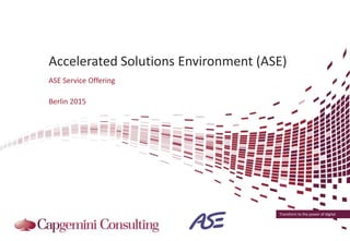 ASE_Service_Offering_2015_E | PPTX