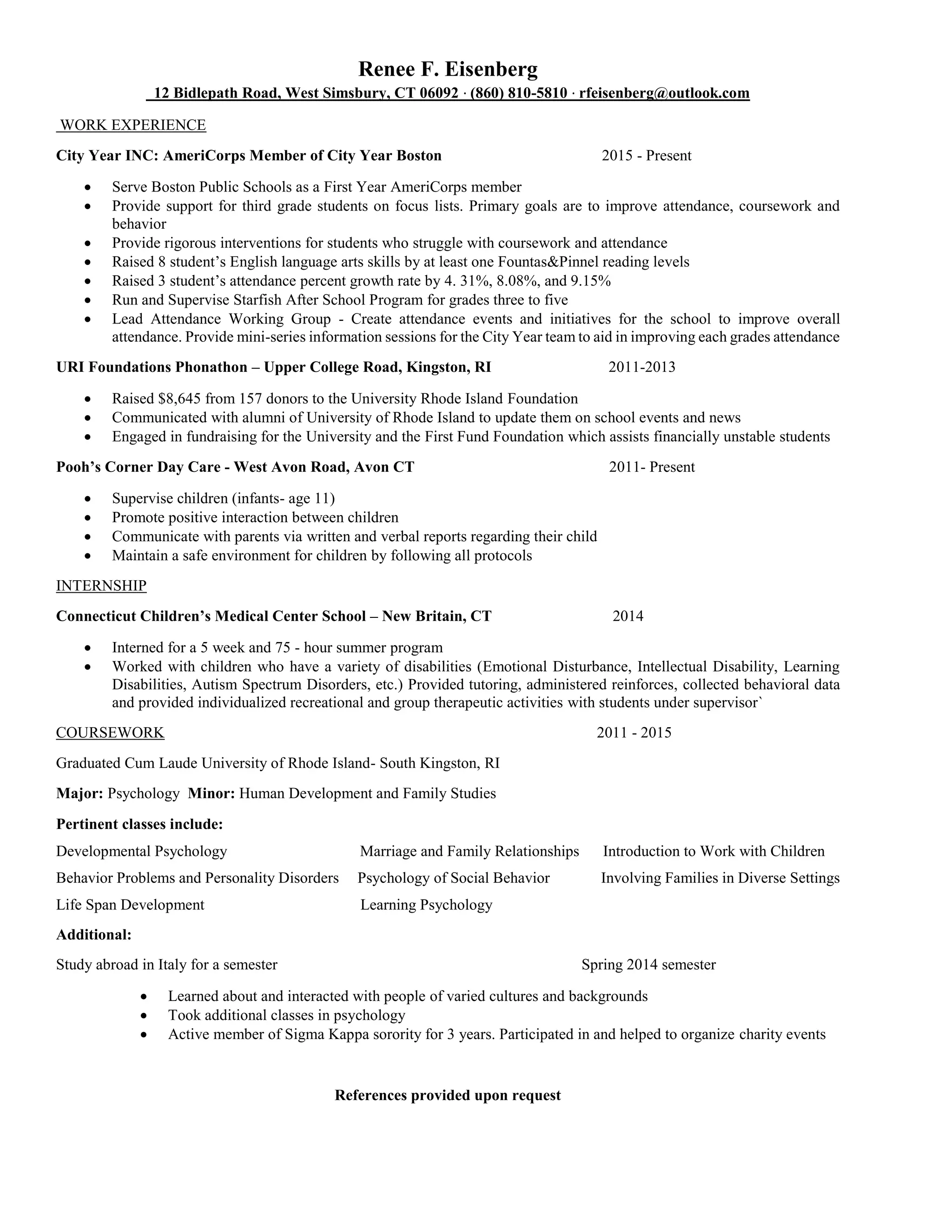 Renee Resume (1) | PDF