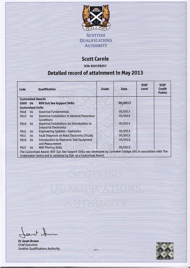 Record of Achievement | PDF