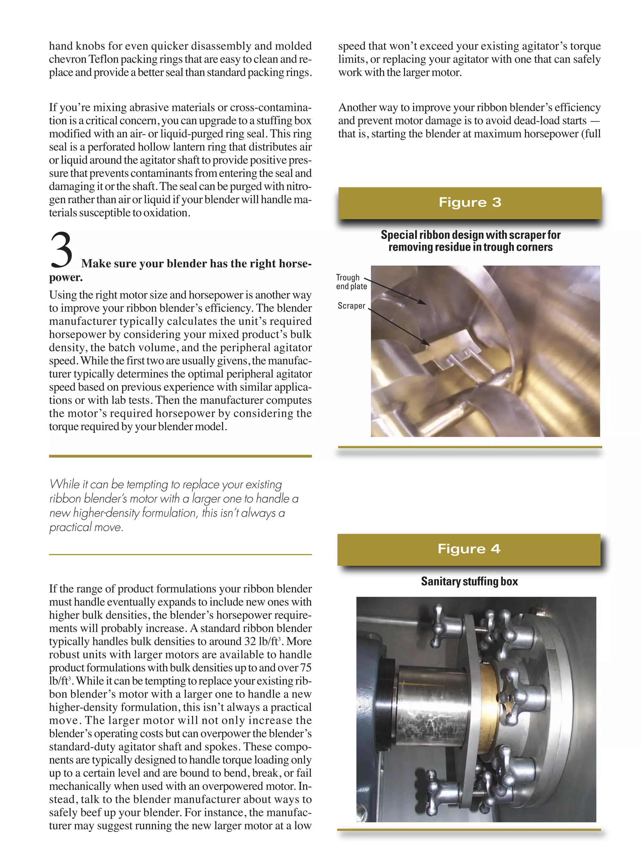 Ways to Optimize Ribbon Blender Efficiency, PBE Jan 2008 | PDF