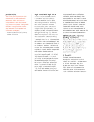 RackCorp Brocade Success Story | PDF