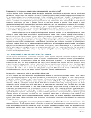 Assignment - Against the Dopamine Hypothesis of Schizophrenia | PDF