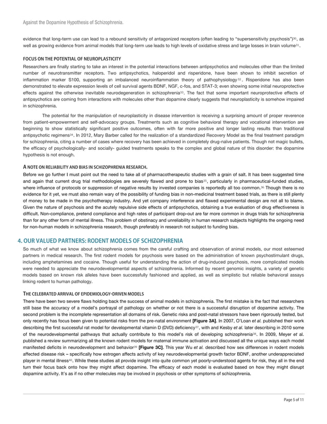 Assignment - Against the Dopamine Hypothesis of Schizophrenia | PDF