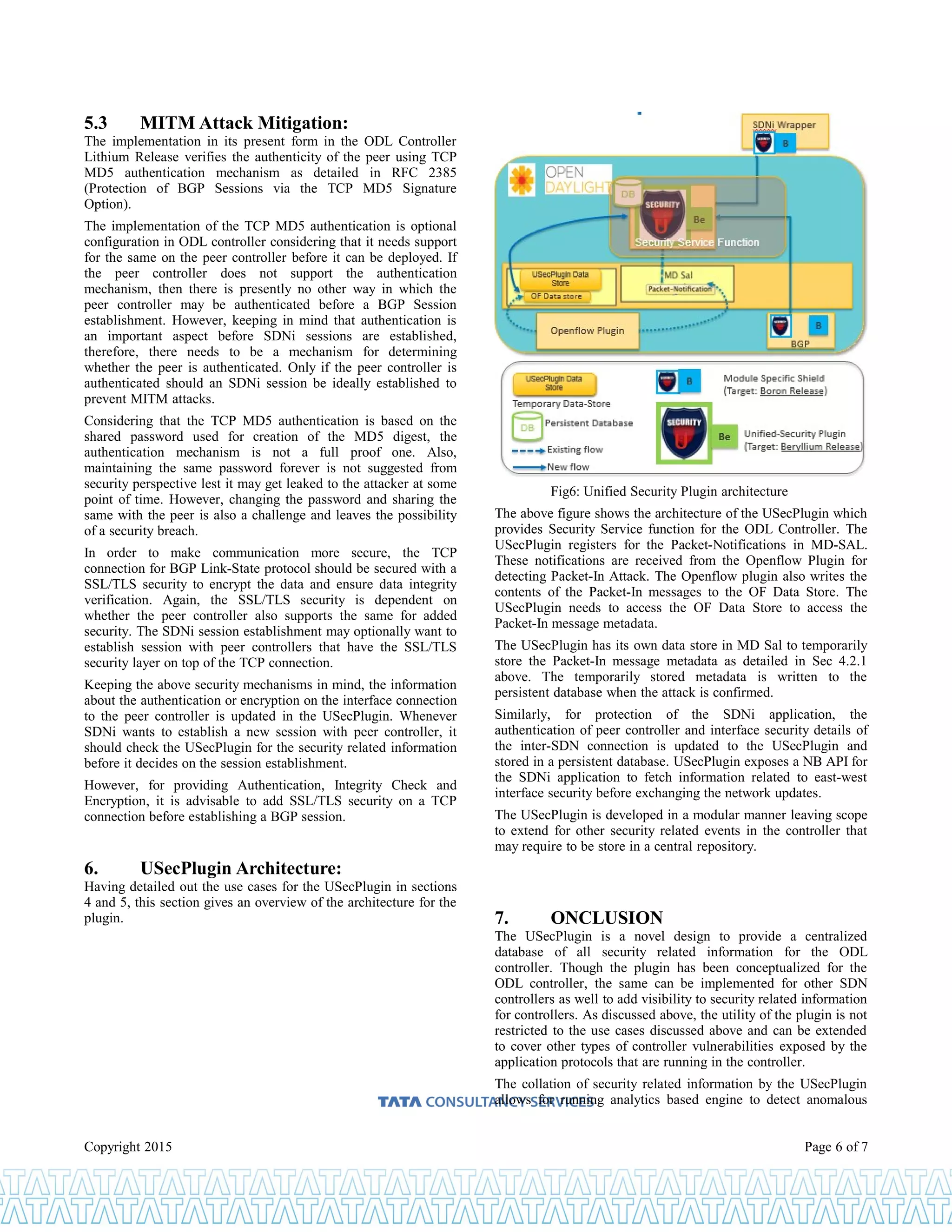 Unified Security Plugin for Opendaylight Controller | DOC