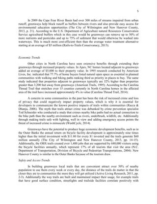 Cost-Benefit Analysis of Greenways | PDF