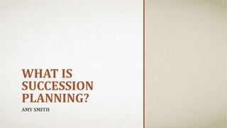 Succession planning powerpoint | PPTX