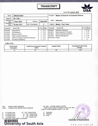 2-MSCS Transcript | PDF