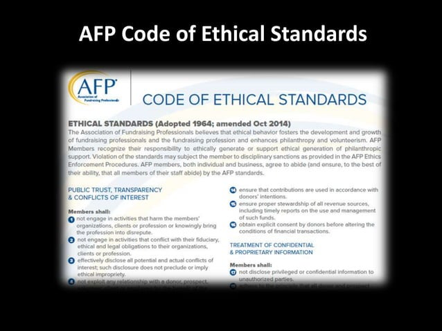 Nonprofit Day - Ethics Presentation. Gary Bukowski 10.25.16 | Non ...