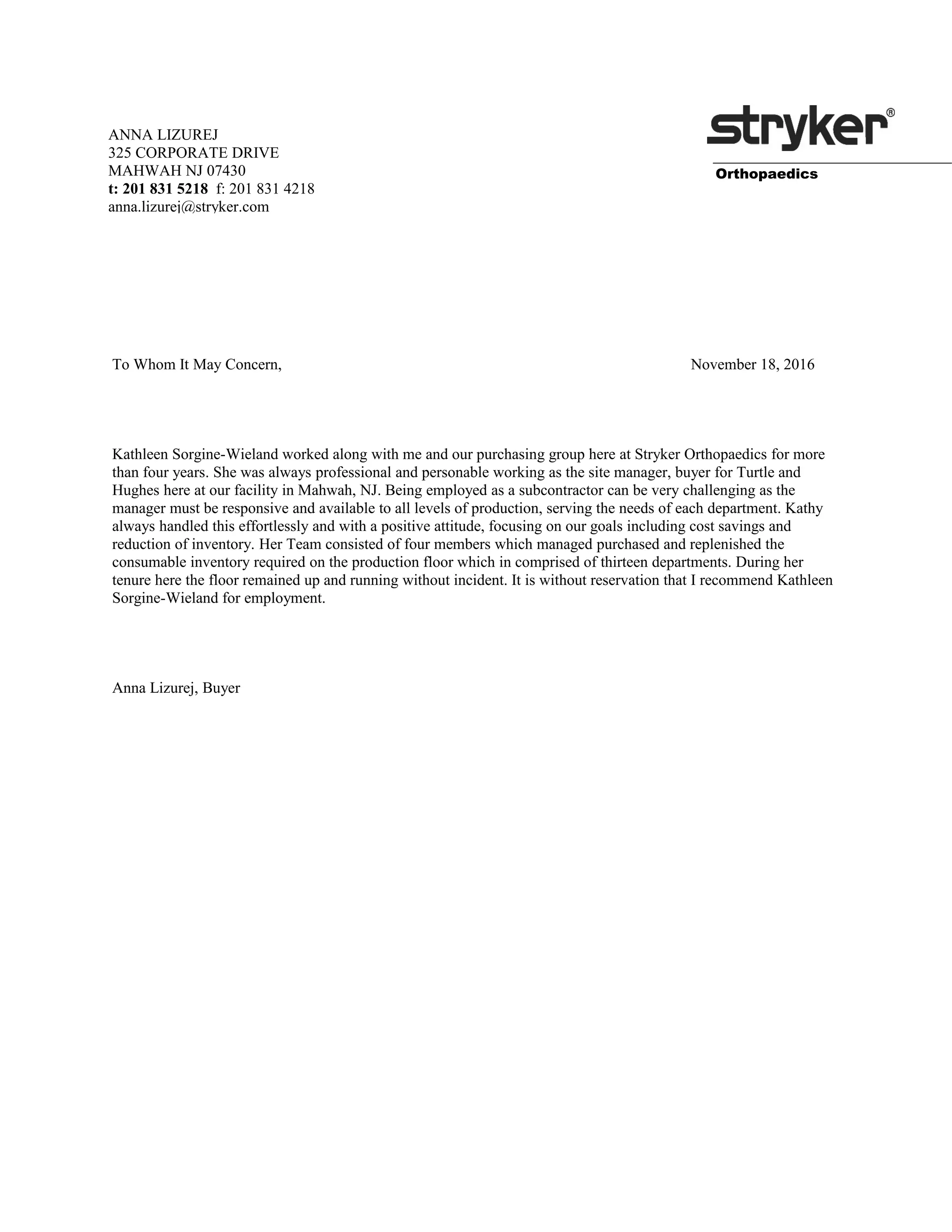 Stryker Reference al | DOC