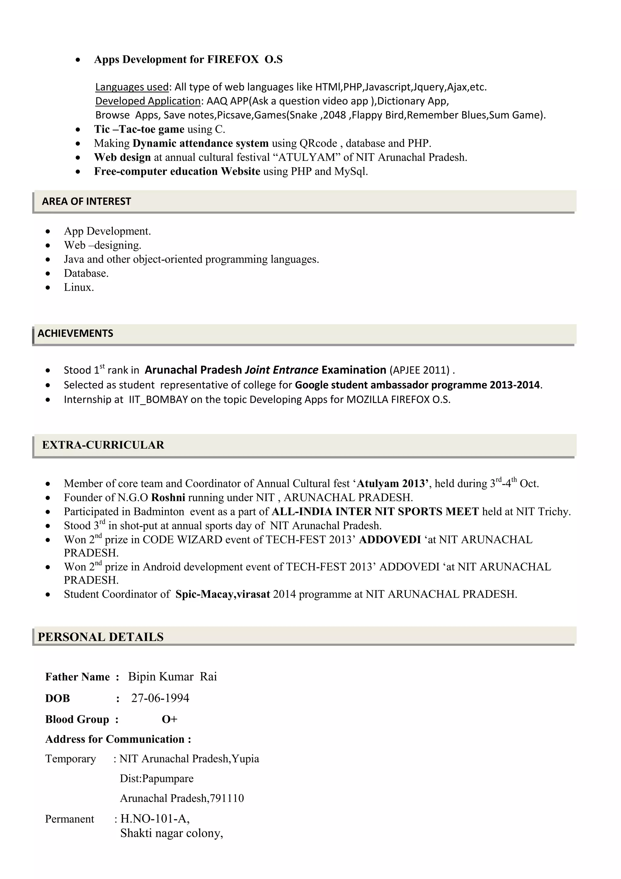 RESUME | PDF