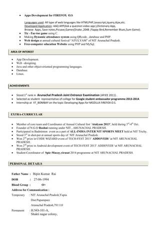 RESUME | PDF