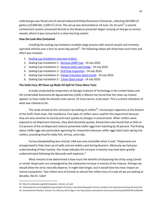 Deepwater Horizon Oil Spill-signed | PDF