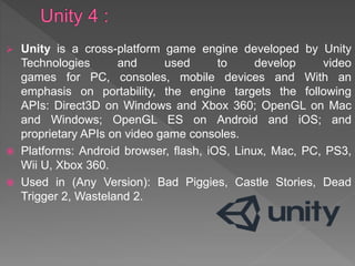 PRESENTATION ON Game Engine | PPTX